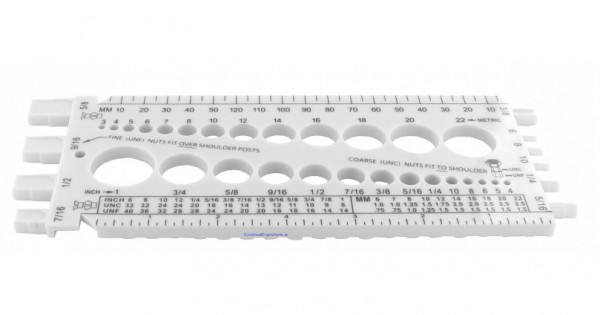 Bolts Nuts Thread Measuring Tool