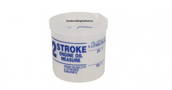 Oil Graduated Measuring Beaker 2 Stroke 25:1 & 50:1